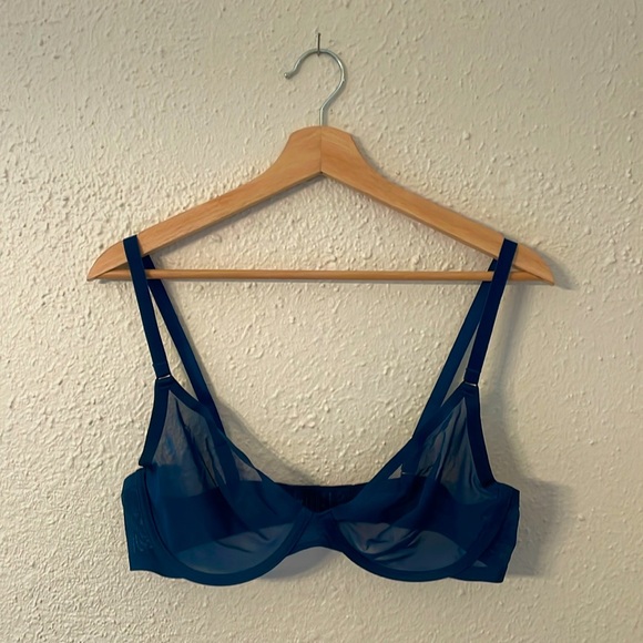 CUUP | Intimates & Sleepwear | Cuup The Plunge Bra Mesh In Ocean | Poshmark